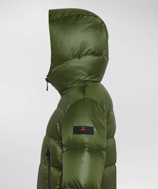 Long Ripstop Down Jacket, color Cypress Green | Peuterey Long Ripstop Down Jacket, color Cypress Green | Peuterey