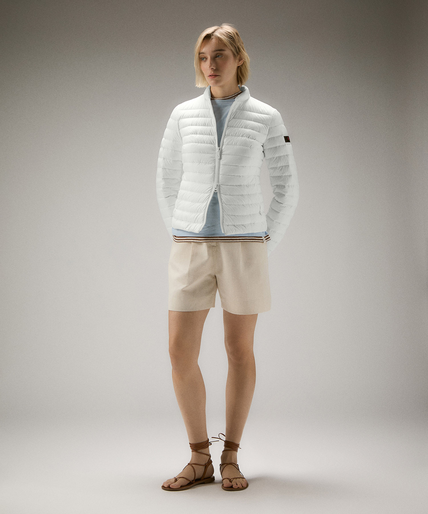 Piumino slim 100 grammi, colore Papiro | Peuterey