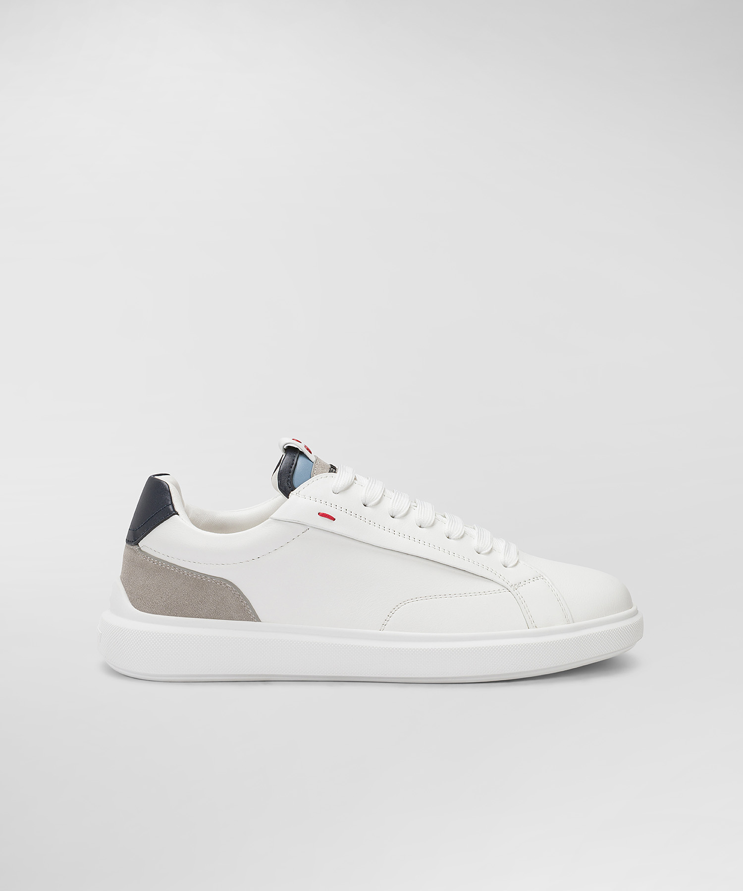 Sneakers with EVA sole and suede inserts, color Graphite Blue | Peuterey